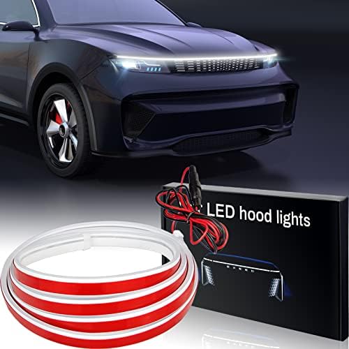 Amazon.com: AIYOO Car Hood Light Strip 70 Inch Car LED Strip Light ...