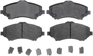 Amazon.com: Taungkan Front Brake Pad Set 1PC Replaces 68003701AA, 68003701AB for Jeep Wrangler 3 ...