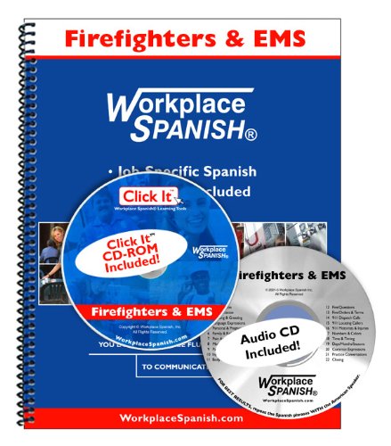 Spanish for Firefighters & EMS - Learning Kit w/audio CD & Click It CD ...