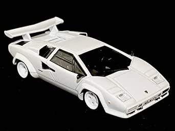 Amazon | 1/43 Lamborghini Countach LP400 S 1978 White 1 of 1,000 ...