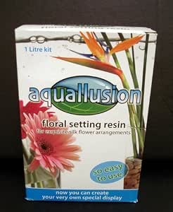 Aquallusion Floral Resin, Artificial Water - 1 Litre kit Clear ...