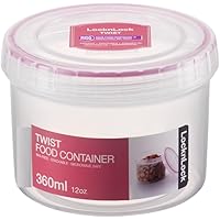 LocknLock Easy Essentials Twist Food Storage Lids container 12oz