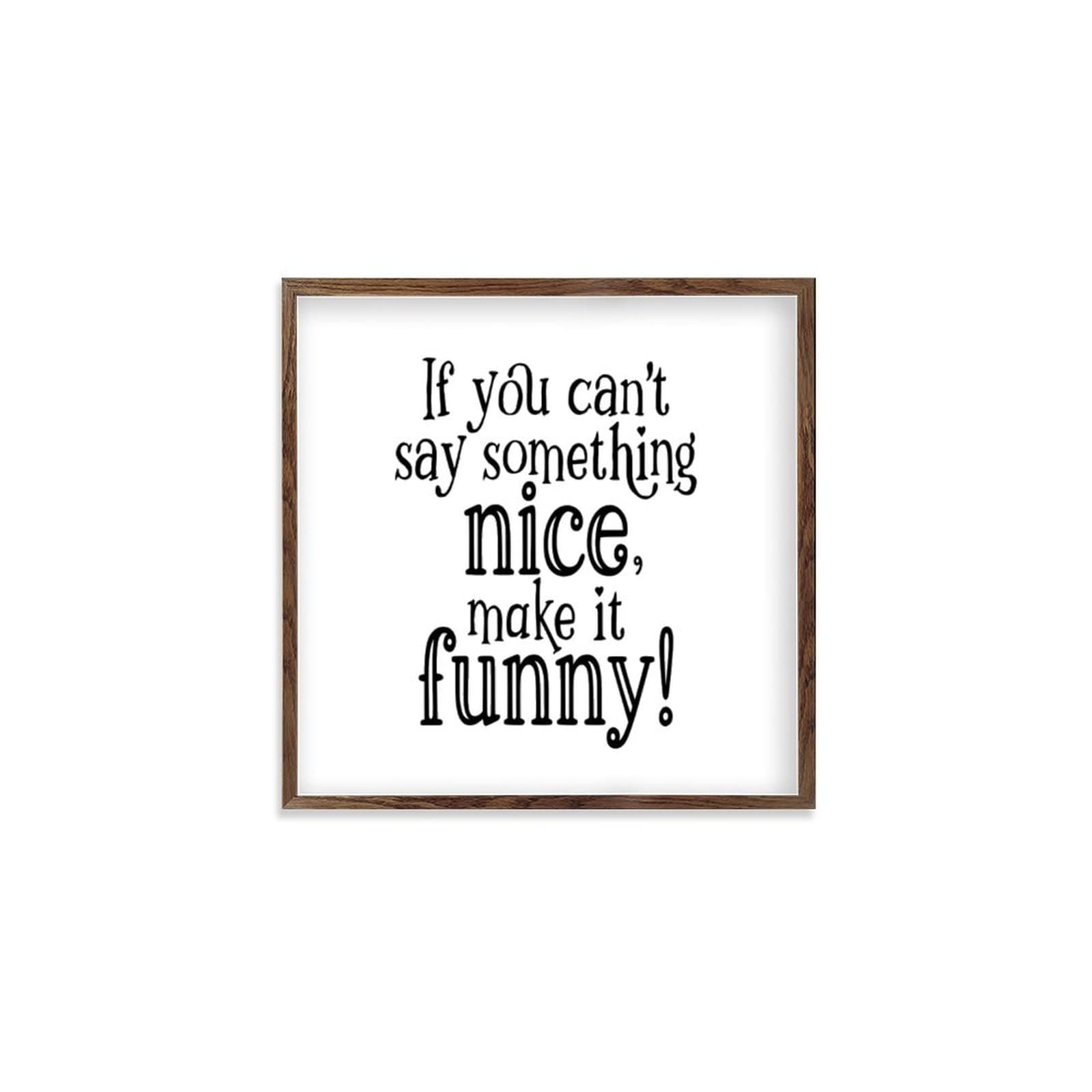 Say Something Silly Wall Art