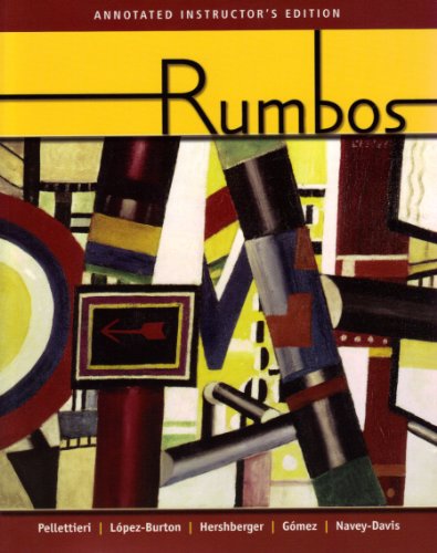 Rumbos - Annotated Instructor's Edition, with CD: Norma López-Burton ...