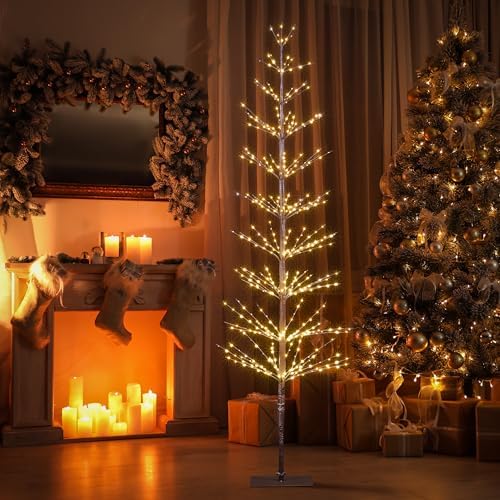 Amazon.com: LIGHTSHARE 6FT 240L LED Star Light Tree, for Home Festival ...