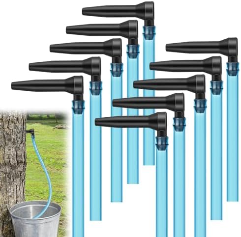 Amazon.com : 10 Set Maple Syrup Tapping Kit - Reusable 2 Ft Food Grade ...