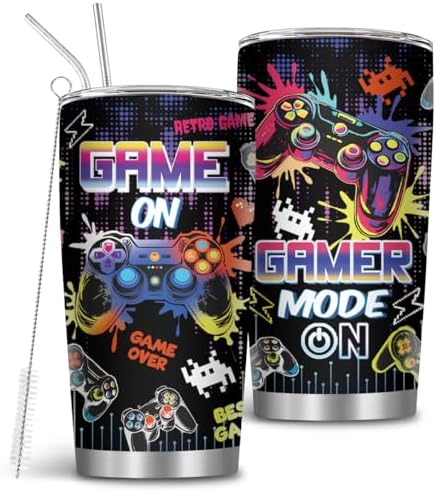Amazon.com | Panvola Gamer Mode On Vacuum Insulated Stainless Steel ...