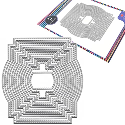 Snapklik.com : Alinacutle 13/PK- Irregular Rectangle, Stitch Border ...