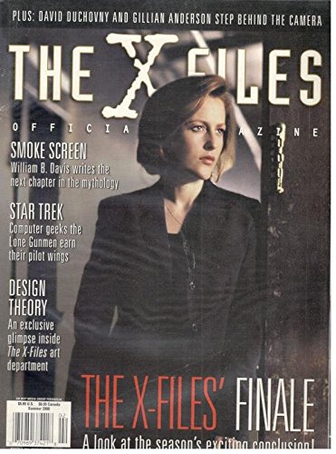 The X-Files Official Magazine (Summer 2000,Gillian Anderson Cover ...