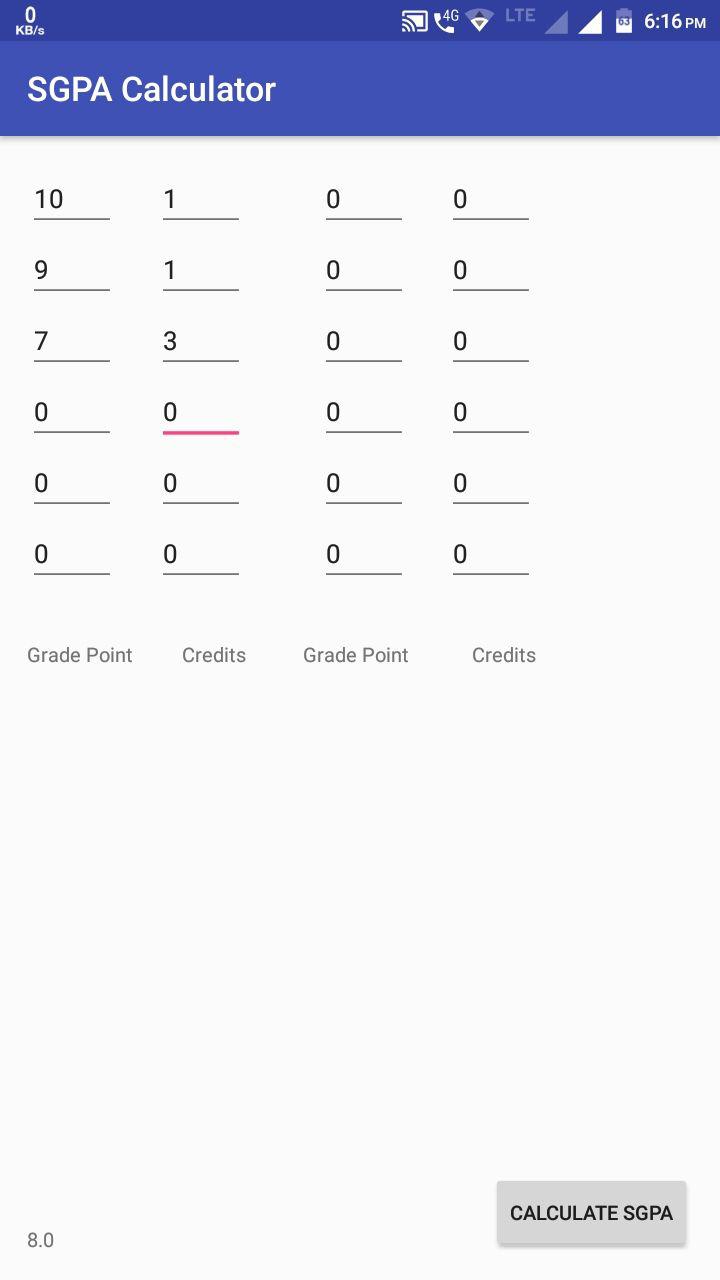 Aplicación SGPA Calculator en Amazon Appstore