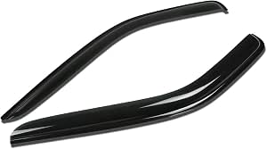 Amazon.com: Auto Dynasty 2 Pcs Tape on Window Vent Visor Deflector Rain ...