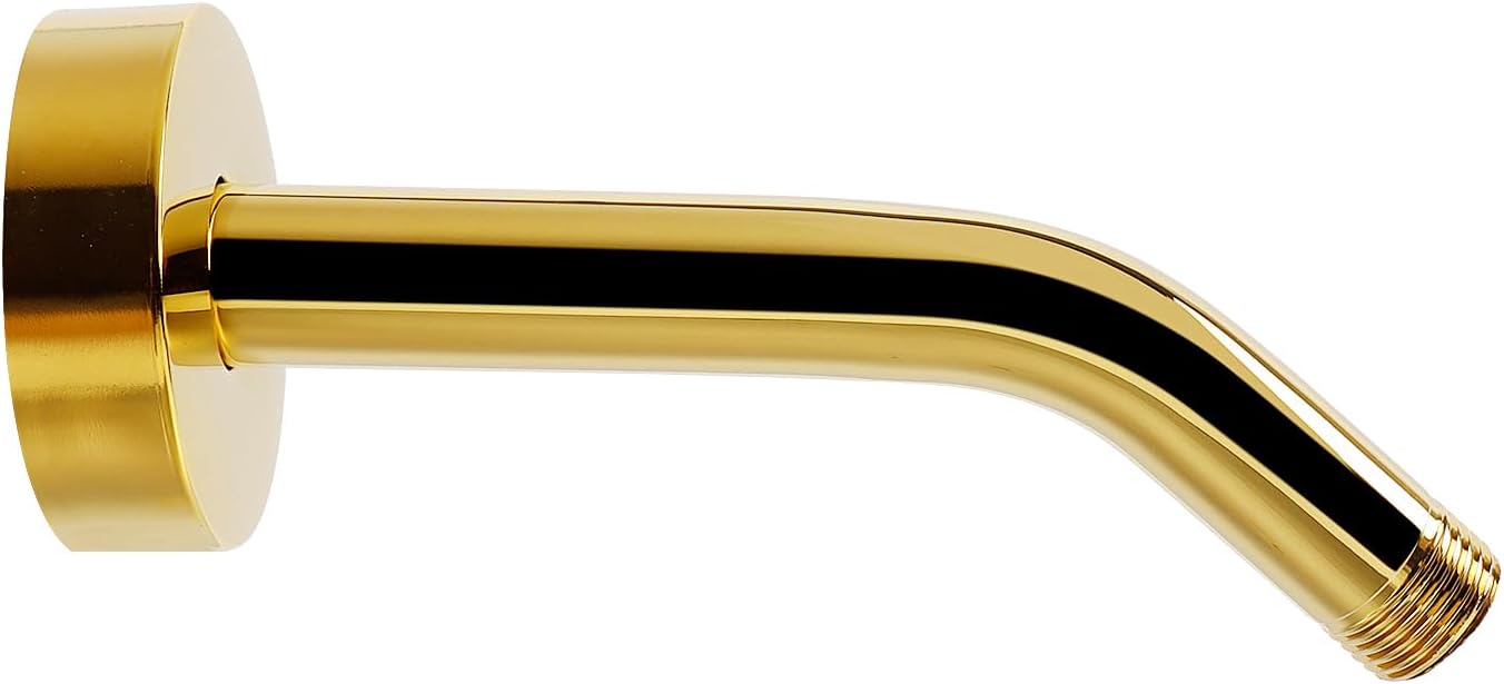 NearMoon Shower Arm with Flange, Made of 304 Stainless Steel Shower ...