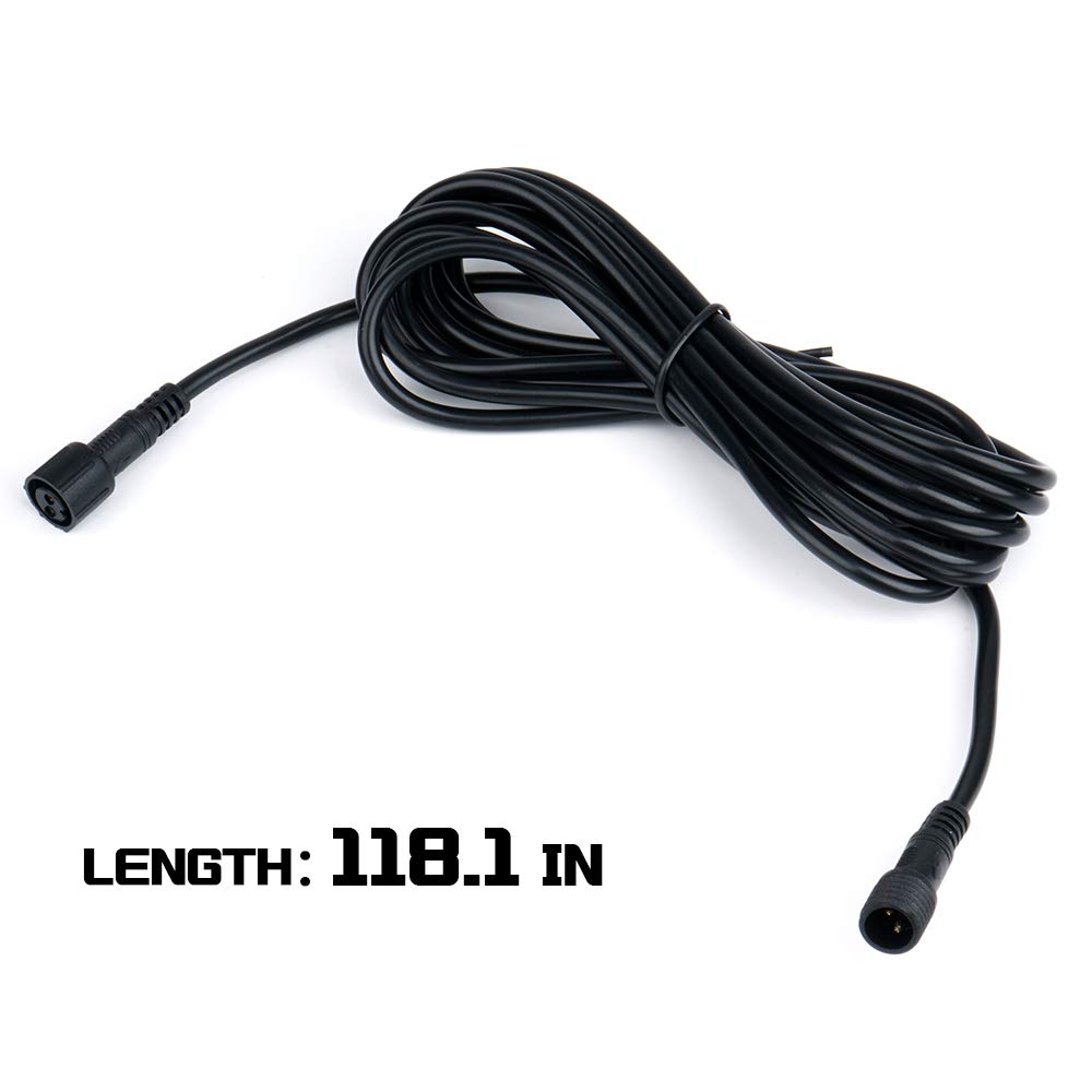 Snapklik.com : Hide-A-Way Strobe Light 10 FT 2 Pin Extension Wire Cable ...