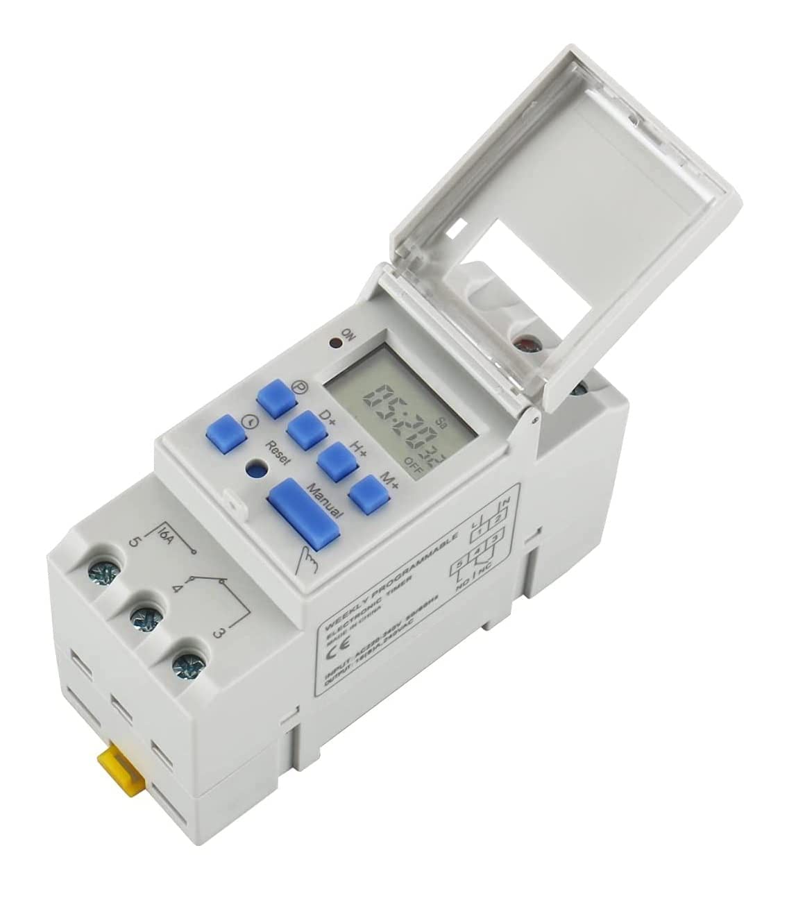 Limit Switch AC 250V 5A 0.4A 115V.DC Programmable Electronic Timer ...