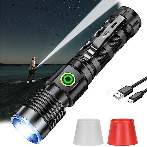 Amazon.com: CIWIC Rechargeable Flashlights High Lumens with Magnet ...