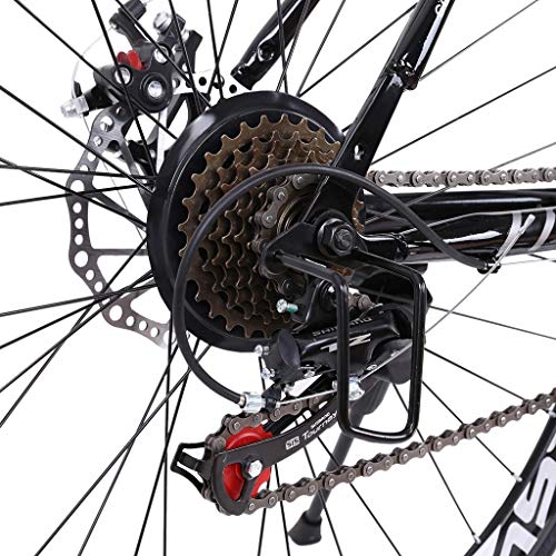 TUSANG Begasso Simanos Full Suspension Road Bike 21 Speed Disc Brakes ...