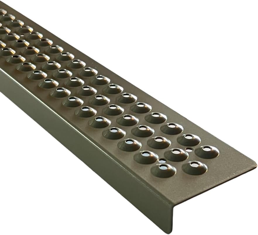 Stair Treads Non Slip Outdoor - 3" X 32" w/ 1” Nose - 0.063" (14ga ...