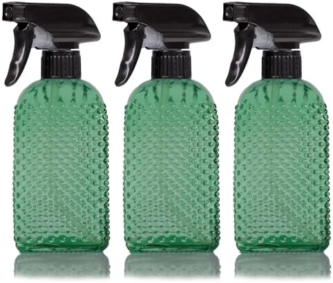 Amazon.com - OEXEO Glass Spray Bottles,Handheld Pressure Spray Bottles ...