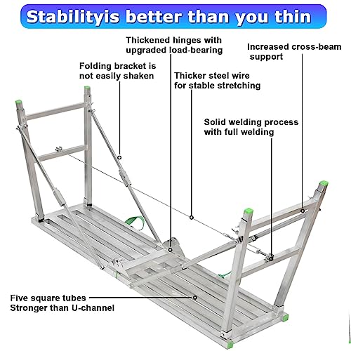 Adjustable Height Work Platform Folding Scaffolding Equipment Bench ...