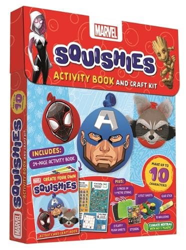 Marvel: Squishies Activity Book and Craft Kit (Craft Box) : Marvel ...