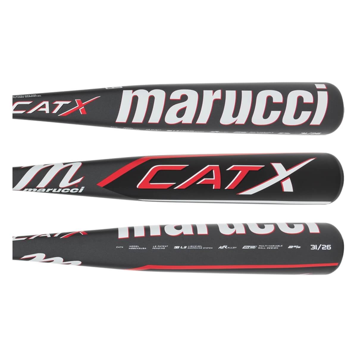 Marucci MARUCCI CATX USA Aluminum Baseball BAT, 2 5/8" Barrel