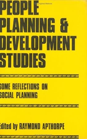 Amazon.com: People, Planning and Development Studies: Some Reflections ...