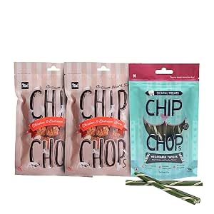 Buy Chip Chops Dog Treat Combo (2 Pack of Chicken & Calcium Bone, 70 gm ...