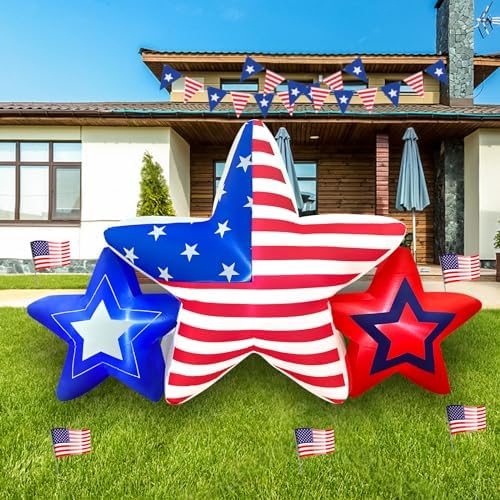 Amazon.com: ZIZWO 10FT Independence Day Inflatable Outdoor Decorations ...