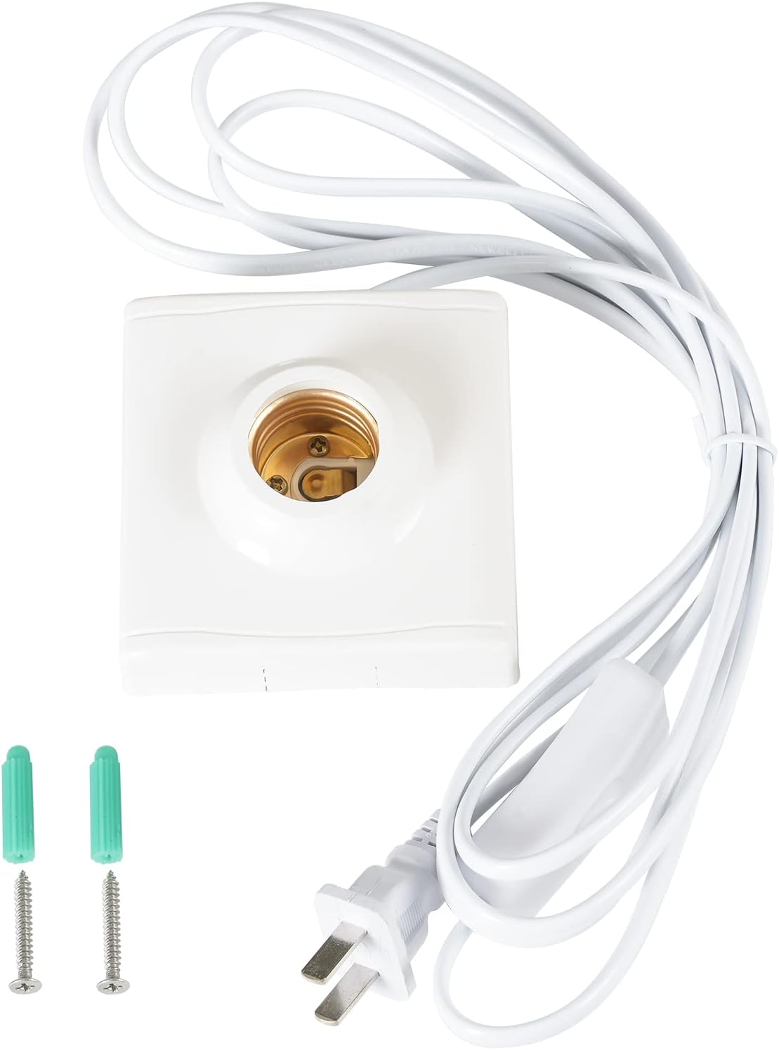 Pendant Light Sockets, Sopoby 4-Pack Hanging Lamp Socket for E26 / E27 ...