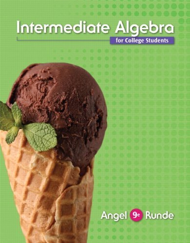 Amazon.com: Intermediate Algebra For College Students (9th Edition) by Allen R. Angel Dennis ...