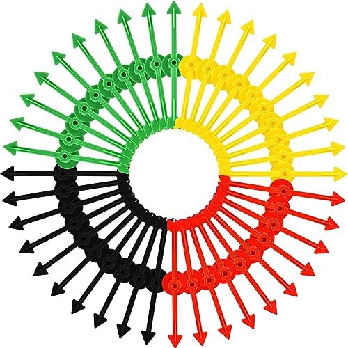 Amazon.com: Sotiff 20 Packs Arrow Spinners Game Spinner Board Game ...