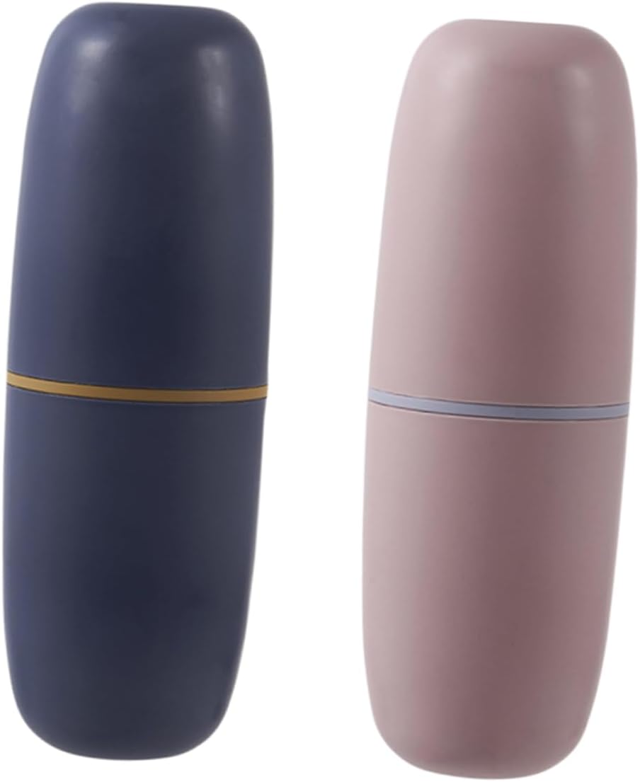 Amazon.com: BESTOYARD 2pcs Portable Toothbrush Case Travel Container ...