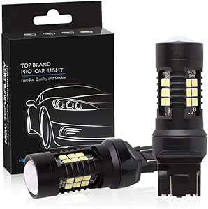 Amazon.com: 2Pcs T20 LED W21W W21/5W WY21W 7440 7443 SRCK LED Bulb Auto ...