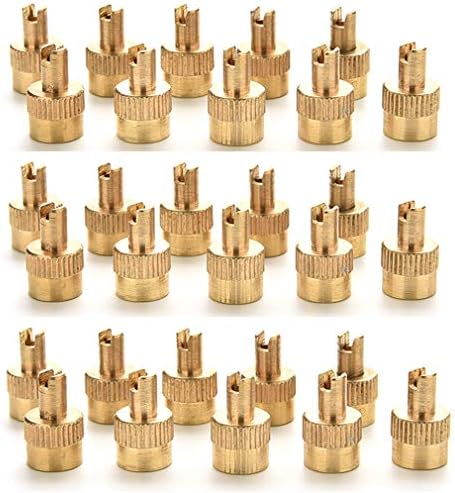 Amazon.com: Haltec A-100-VC-3 Metal Dome Valve Cap (100 Pack) : Automotive