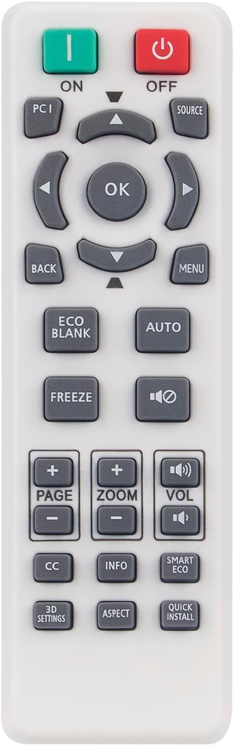 VINABTY New RC02 Replace Remote Control RS7286 Projector Remote Control ...