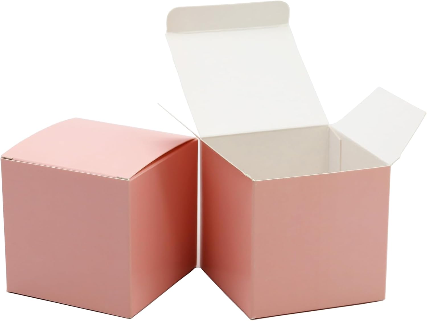Amazon.com: Oletx 25 Pcs Pink Paper Gift Boxes, Small Candy BoxesBulk ...