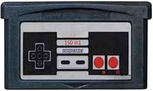 Amazon | YOIQI ゲームカード 150 in 1 クラシックゲーム、インスタントアーカイブをサポート、英語版コンビネーションカードは GBA、GBASP、NDSL に適しています ...