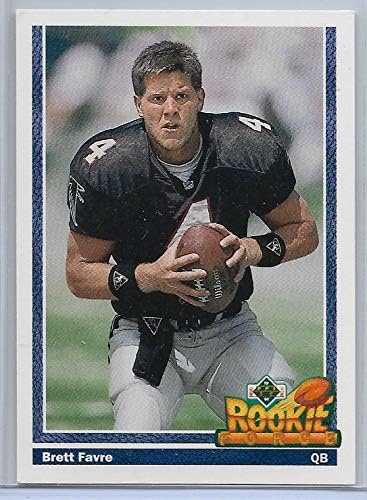 Amazon.com: 1991 Upper Deck Football Brett Favre Rookie Force Rookie ...