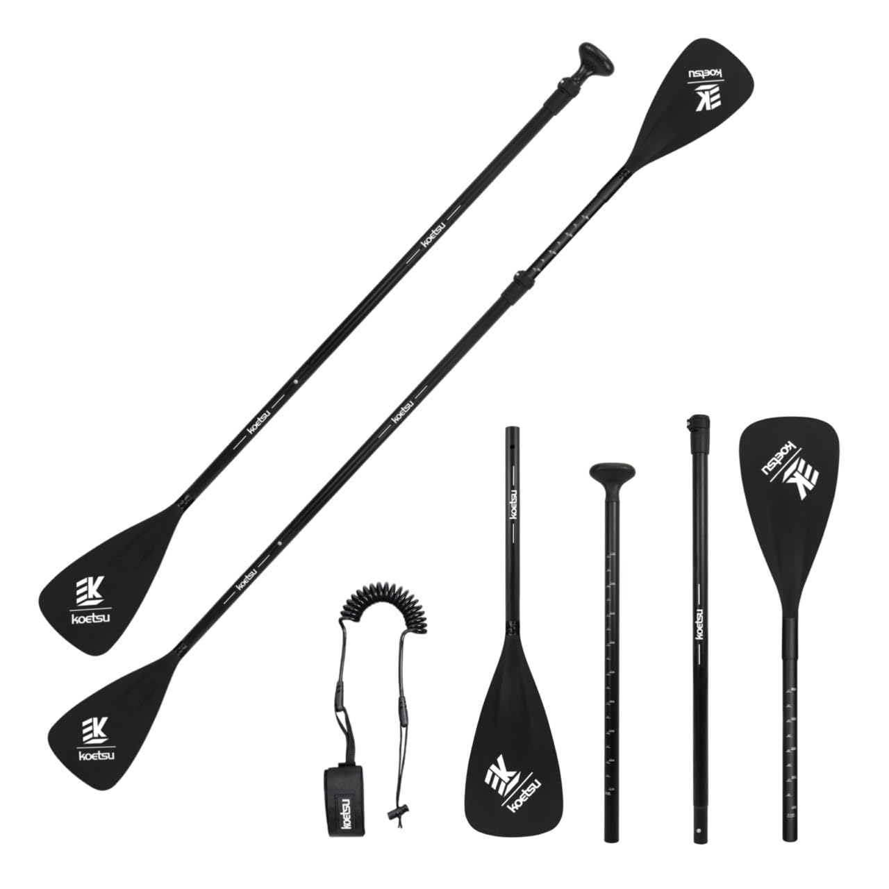 Oars Paddle for SUP and Kayak Boat Oars 3-Stage 2-Mode Adjustable ...