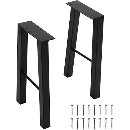 Amazon.com: QLLY 20 inch Adjustable Metal Bench Legs, Coffee Table Leg ...