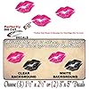 Amazon.com - 3 KISS Lips Kissing Pink Lipstick Print 2.5'' on Clear ...