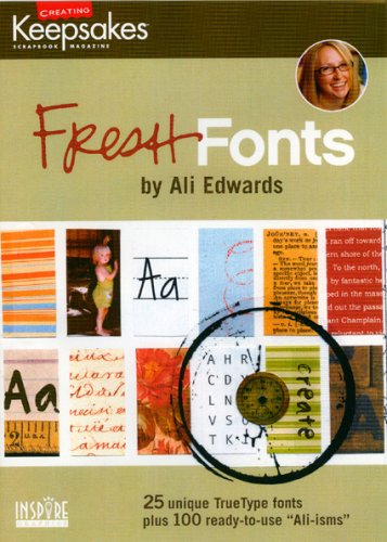 Fresh Fonts (CD-ROM): Ali Edwards: 9781933516240: Amazon.com: Books