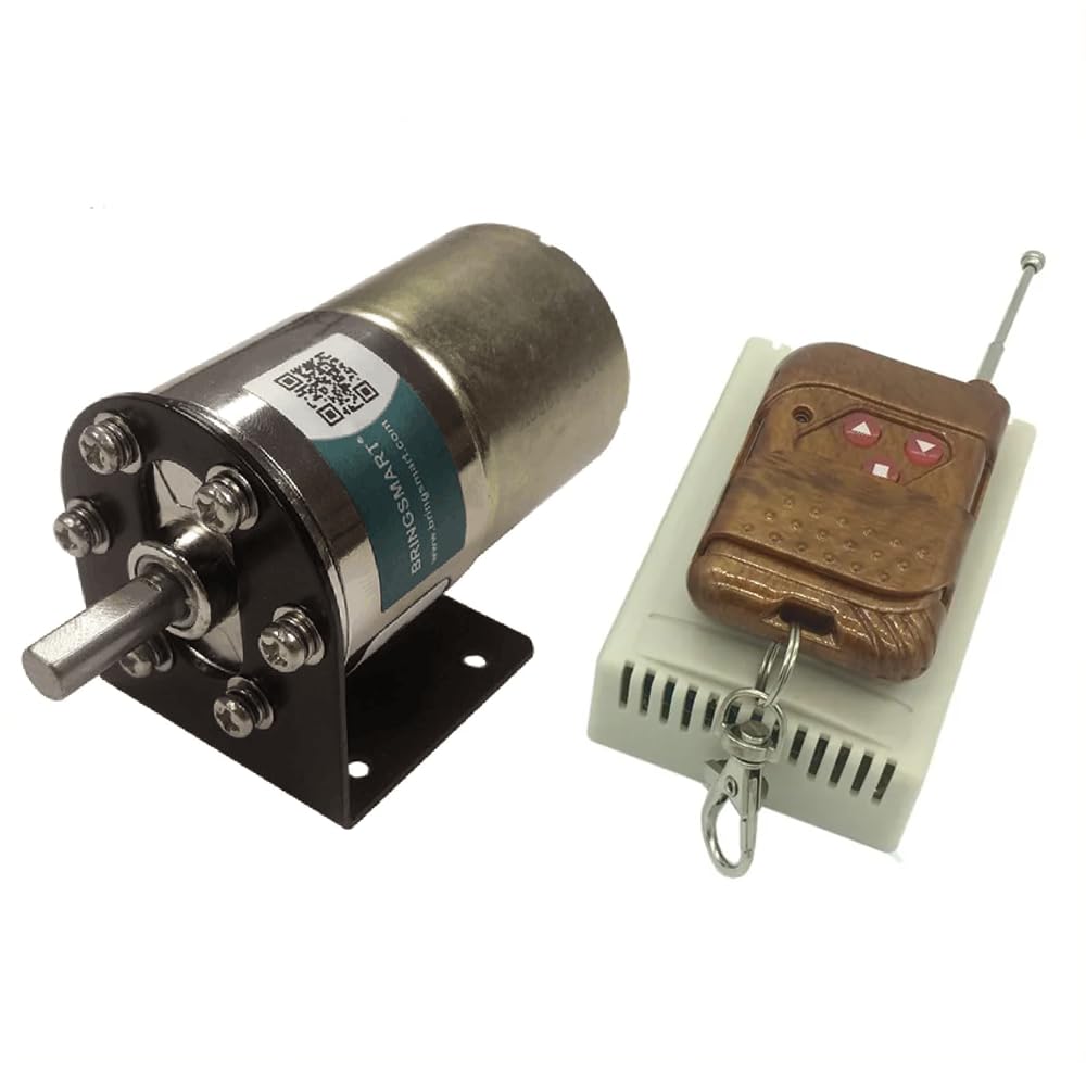 Bringsmart Micro Geared Motor DC 12V 200rpm with Bracket Centric Ouput ...