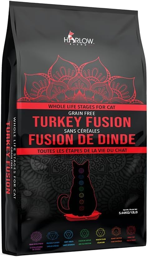 Amazon.com : Harlow Blend GF Turkey Fusion Cat 12lb : Pet Supplies