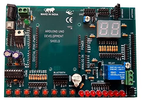 Embeddinator's Development Board Shield Compatible for UNO R3 (Without ARDUINO Board) : Amazon ...