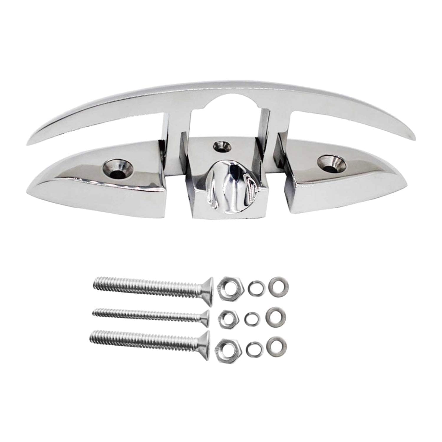 Snapklik.com : SHENGHUISS 6 Inch Boat Folding Cleat Dock Deck Flip Up ...