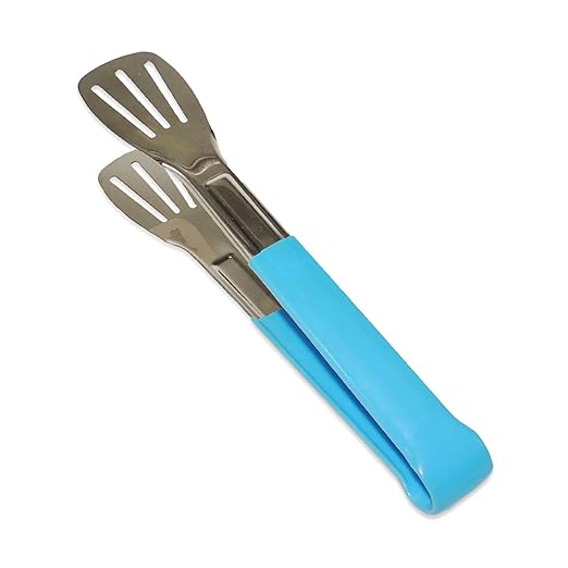 Buy Stainless Steel Green Vinyl Coated Utility Tong 23 cm Long plen ...
