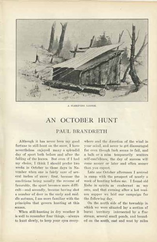 Article: an October Hunt: Brandreth, Paul: Amazon.com: Books