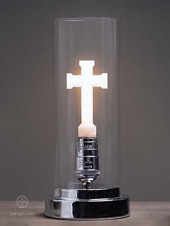 AGORA LumaCross LED Light | 3-Step Touch Dimmer | Elegant Base Soft ...