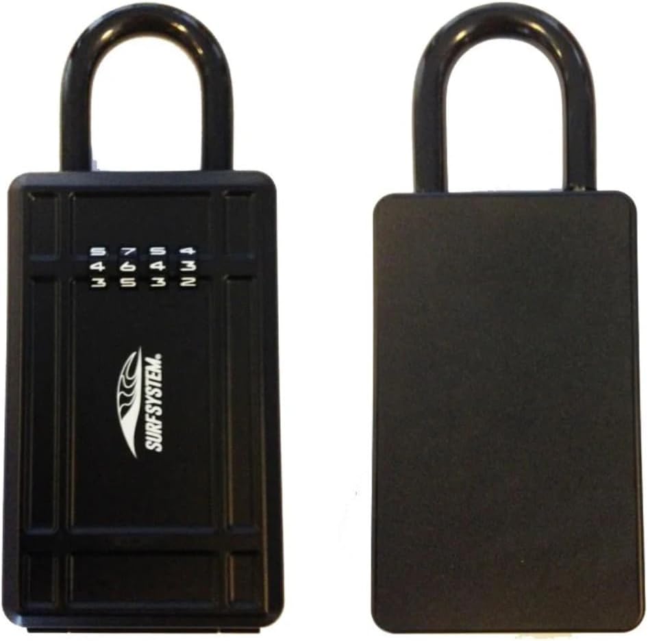 SURF SYSTEM Keysafe Combination Padlock Lock-Box - Key Pod, Hide-A-Key ...